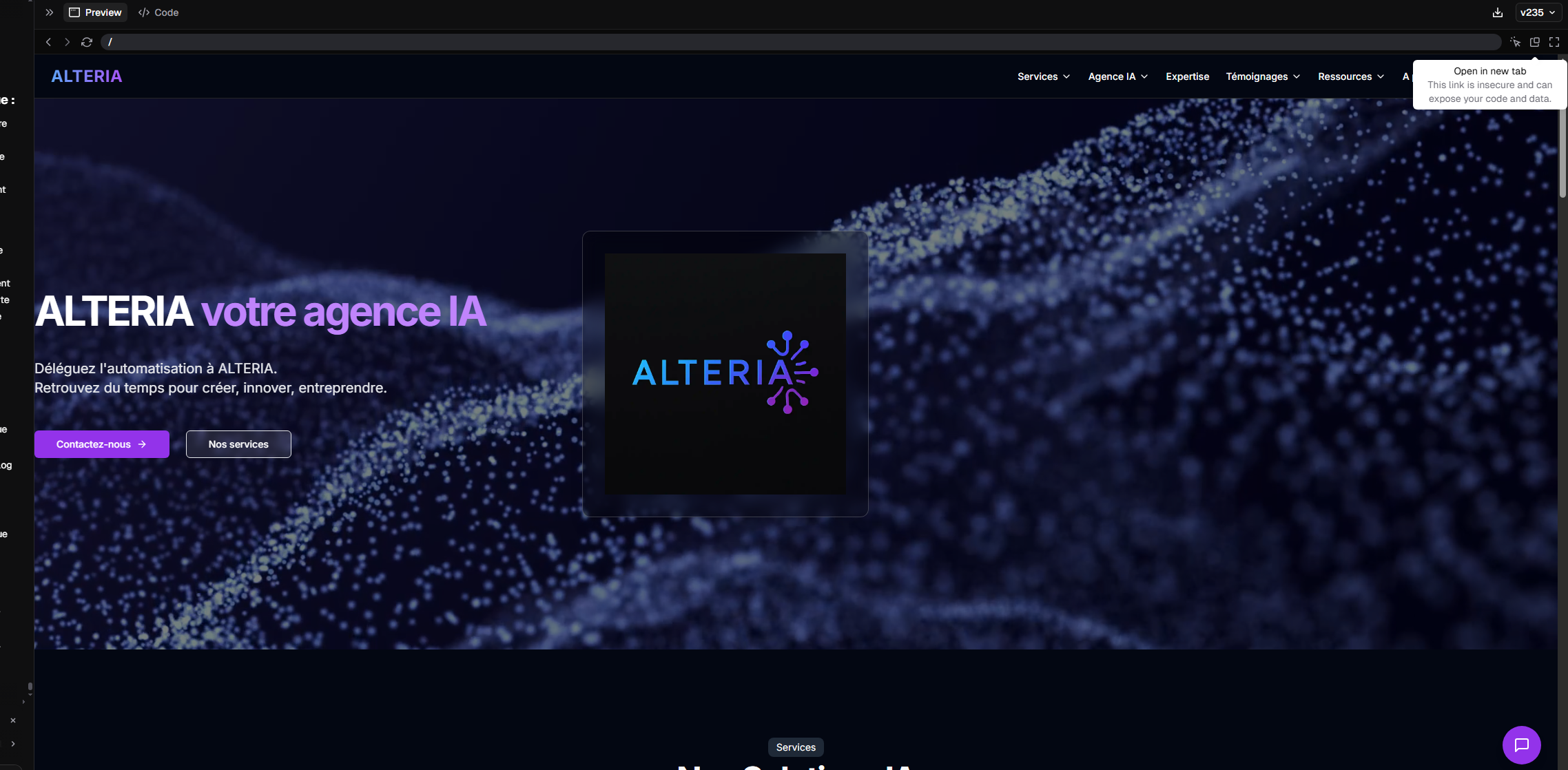 Agence ALTERIA | IA & Automatisation pour PME